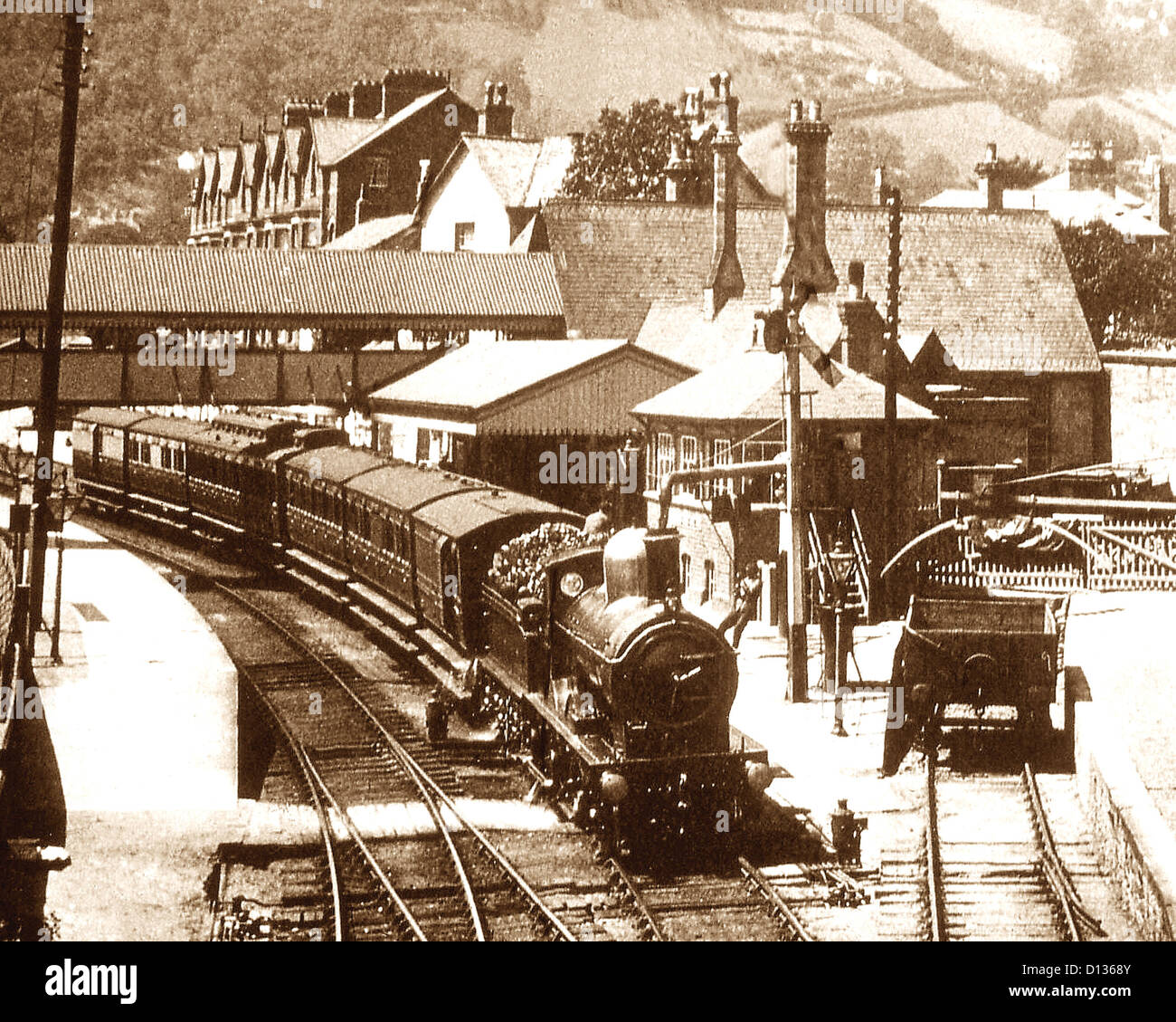 Llangollen Railway Station Victorian period Stock Photo, Royalty Free ...