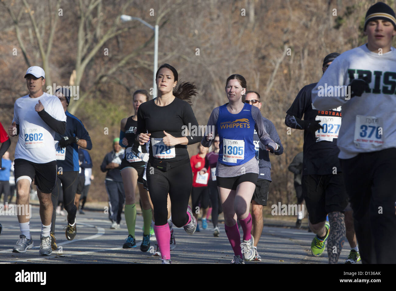 People at all levels of fitness & ability run in the annual 5 mile ...