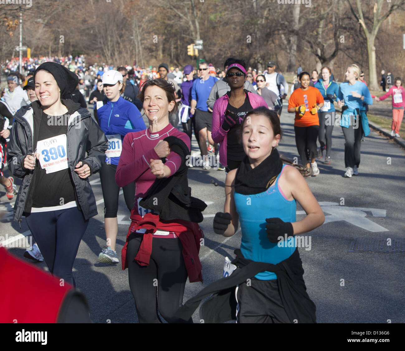 People at all levels of fitness & ability run in the annual 5 mile ...