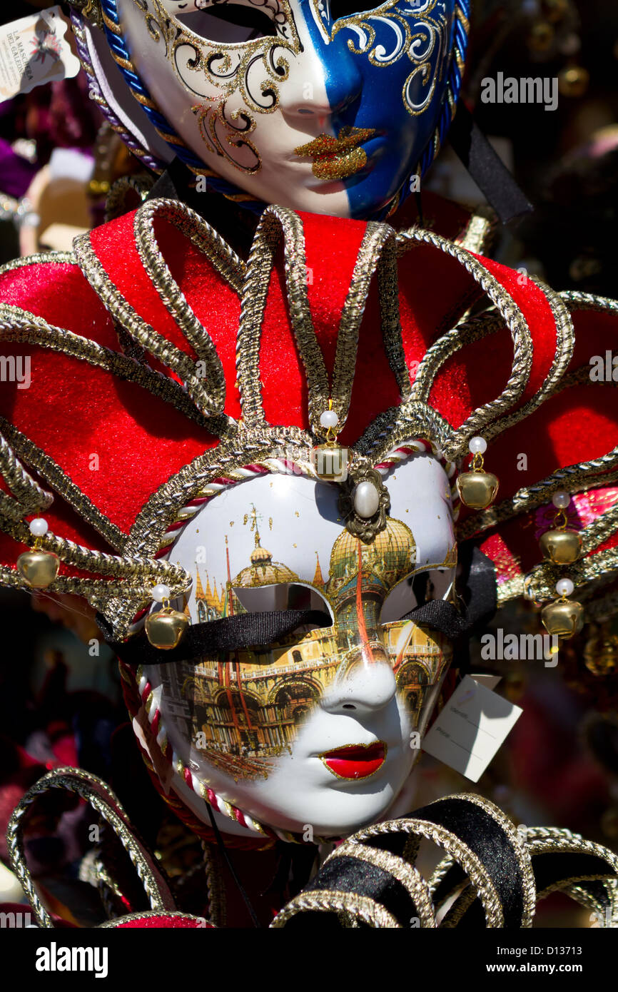 Typical Carnival Masks in Venice, Italy Stock Photo - Alamy