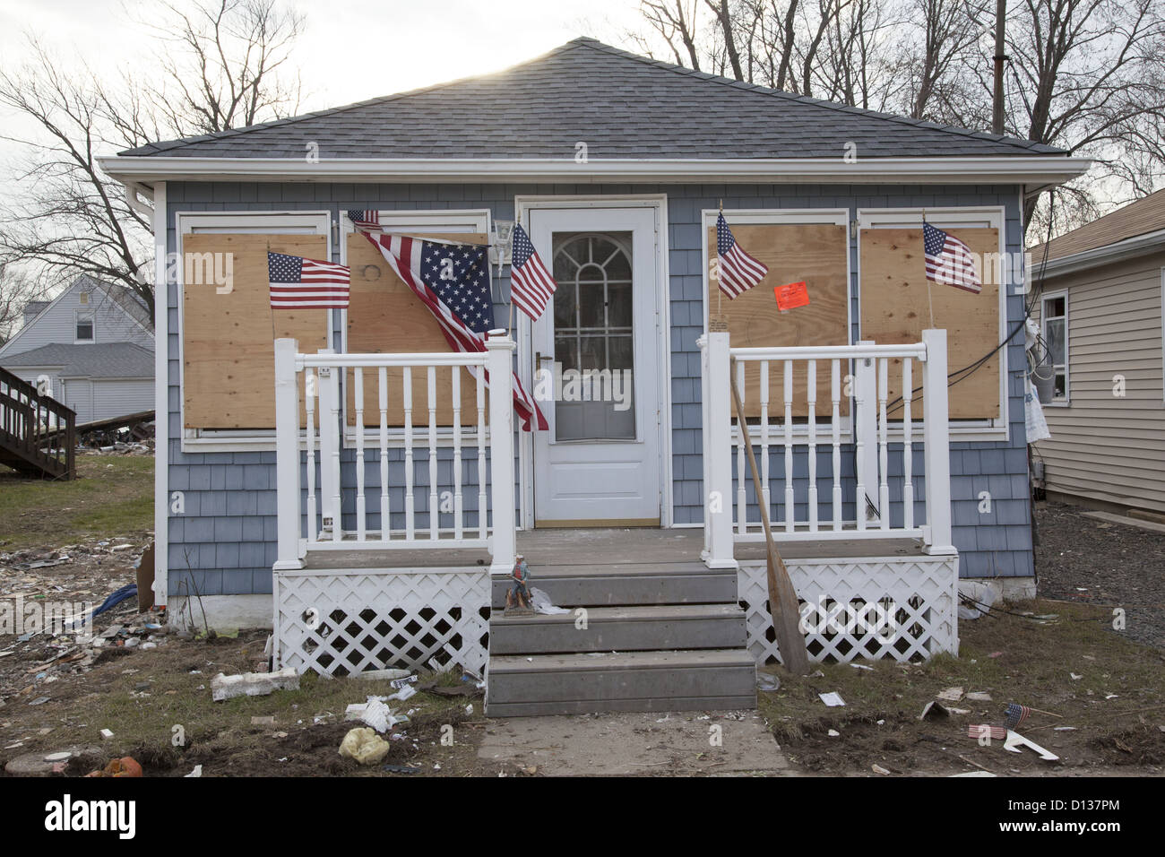 New jersey house damage sandy hi-res stock photography and images - Alamy