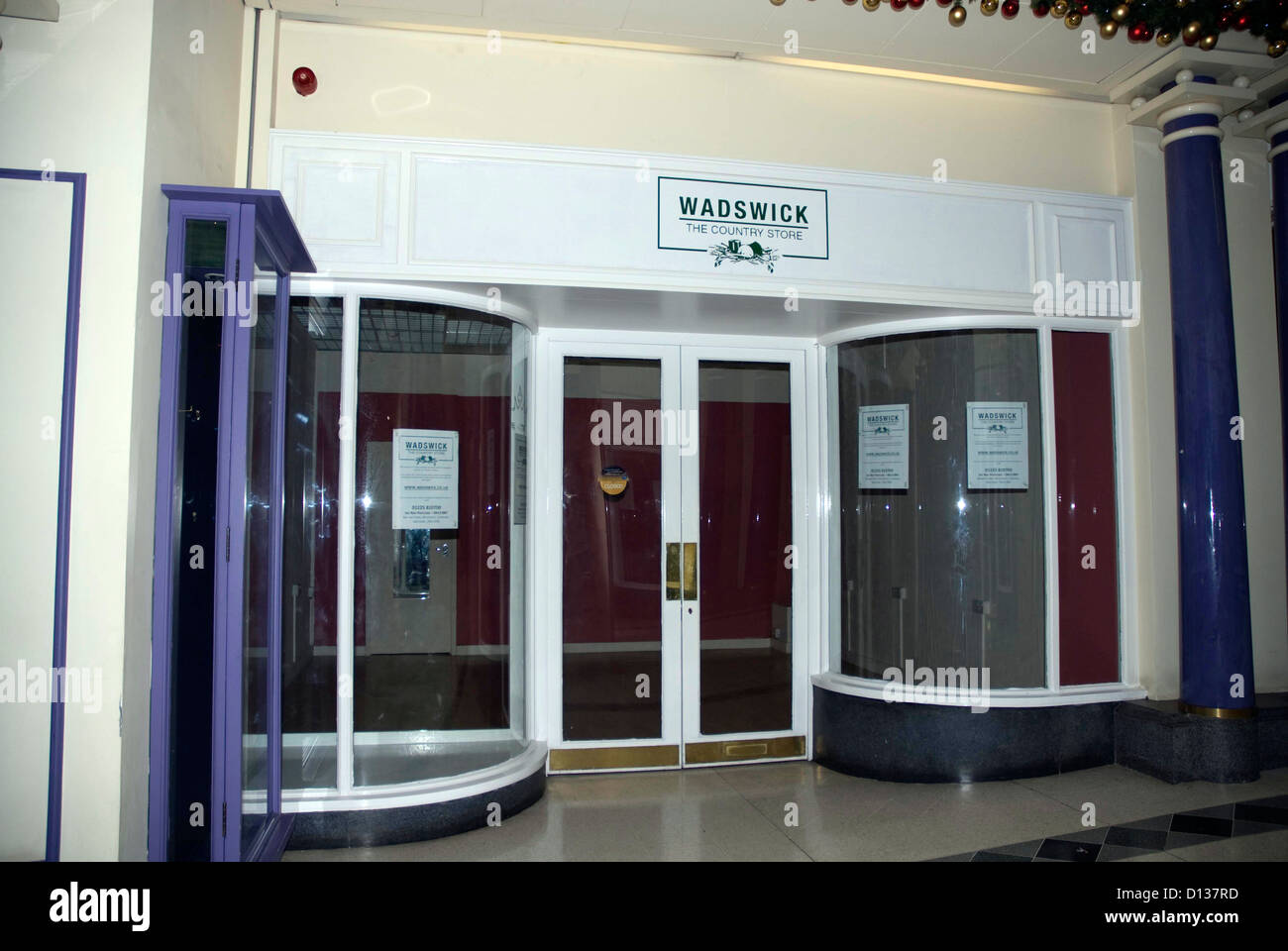 Empty shop in the Podium Bath, cleared and waiting for redevelopment ...