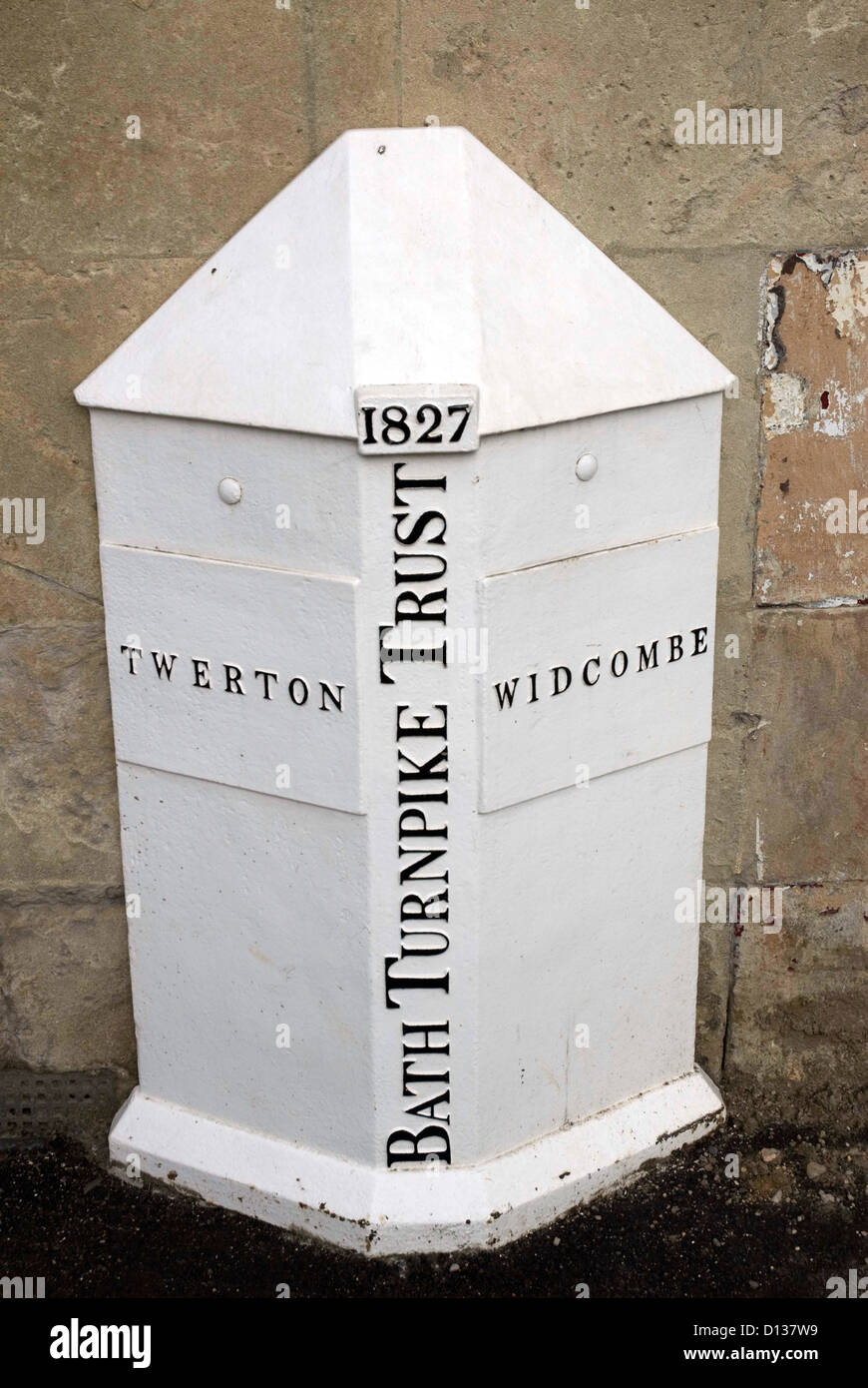 Twerton widcombe milestone turnpike bath hi-res stock photography and ...