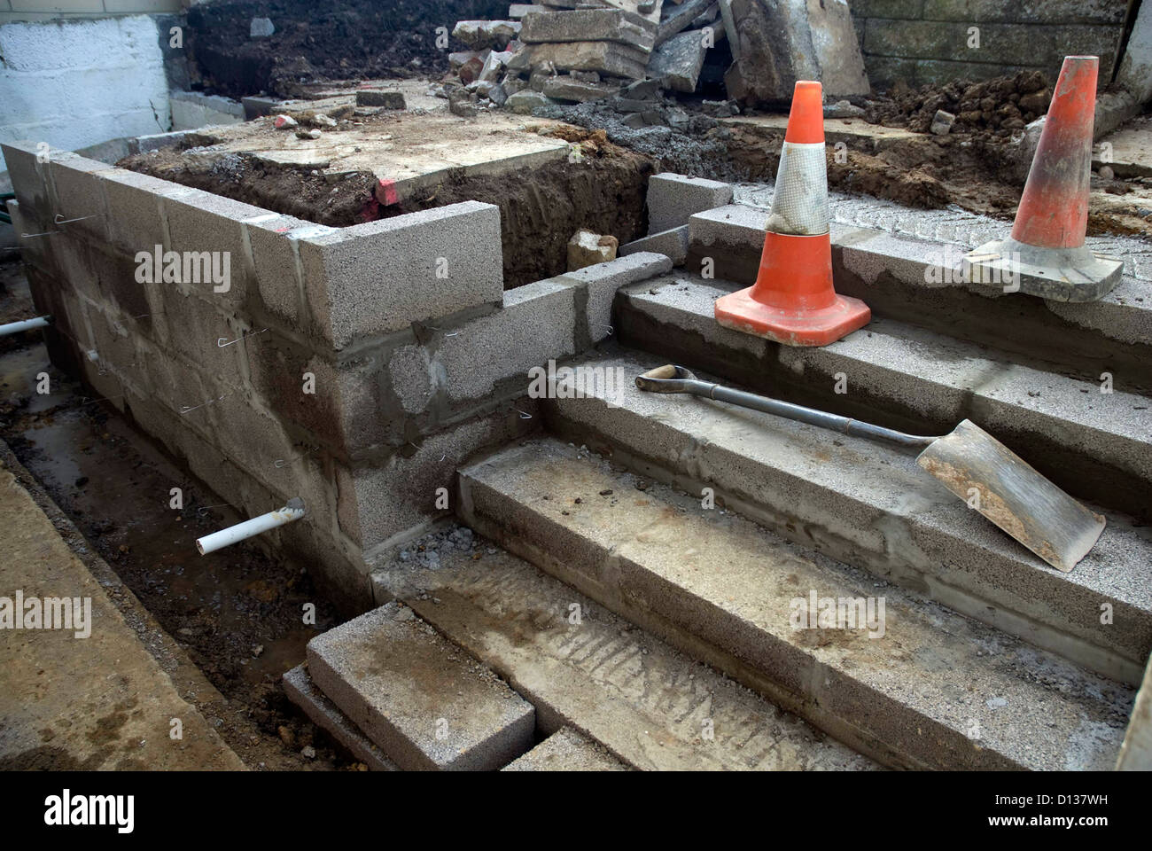 Constructed steps hi-res stock photography and images - Alamy