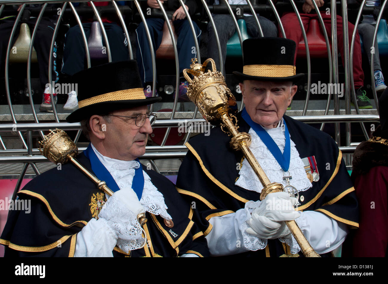 Mayor`s opening of Warwick Mop fair Stock Photo - Alamy