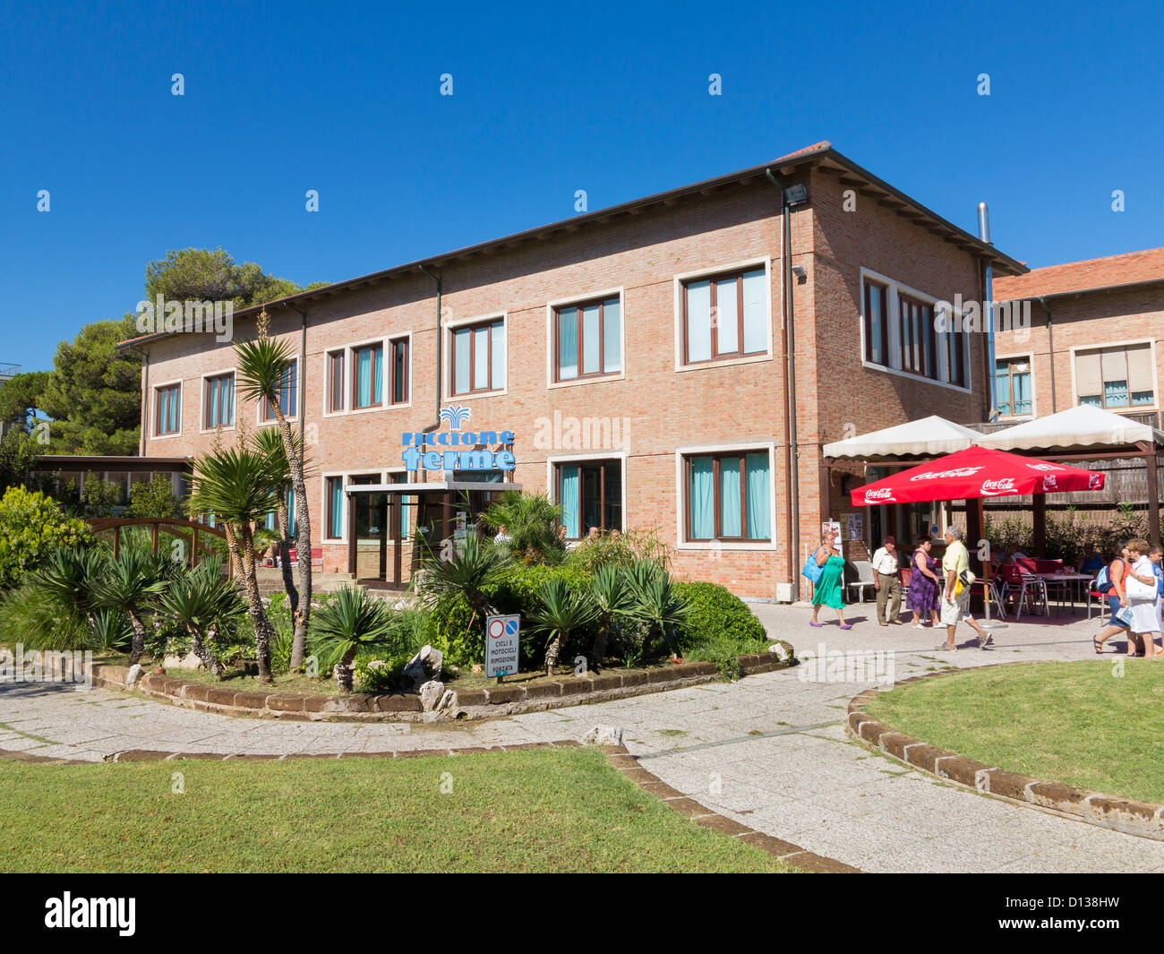 The Riccione terme spa , Riccione, Italy Stock Photo - Alamy