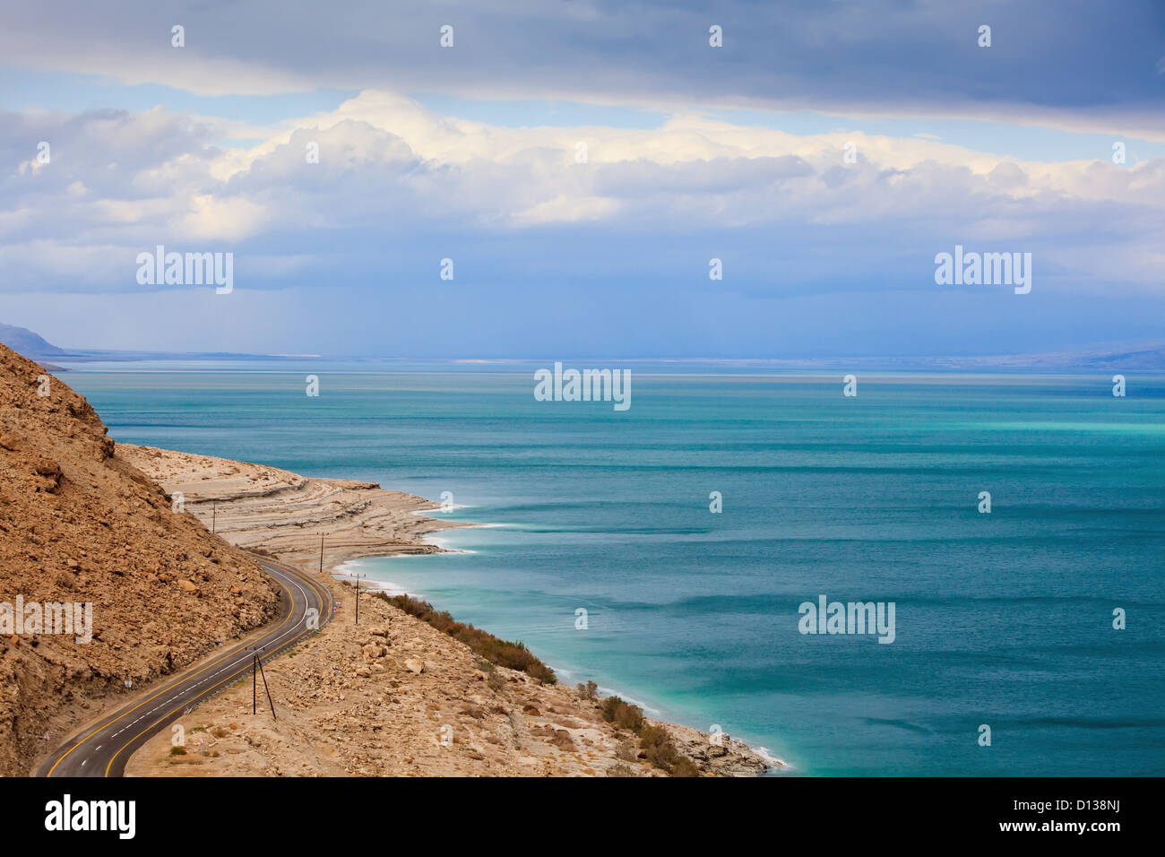 Dead Sea Road; Jordan Valley Israel Stock Photo - Alamy