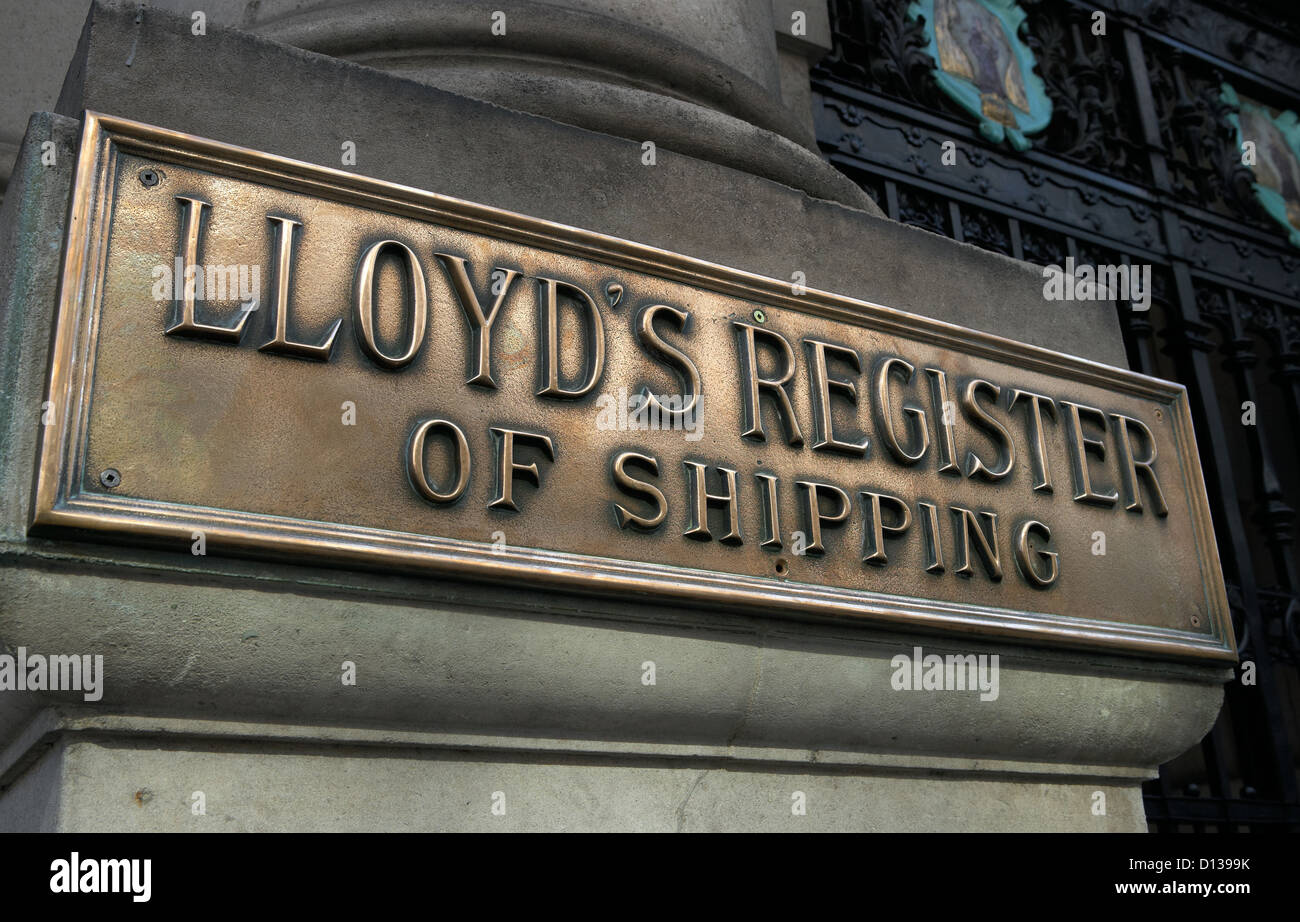 Lloyds register of london hi-res stock photography and images - Alamy