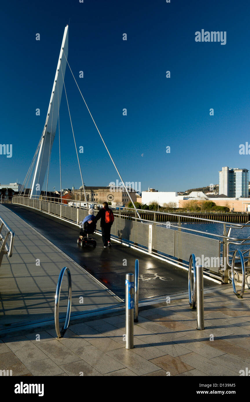 Sail Bridge Swansea High Resolution Stock Photography and Images - Alamy
