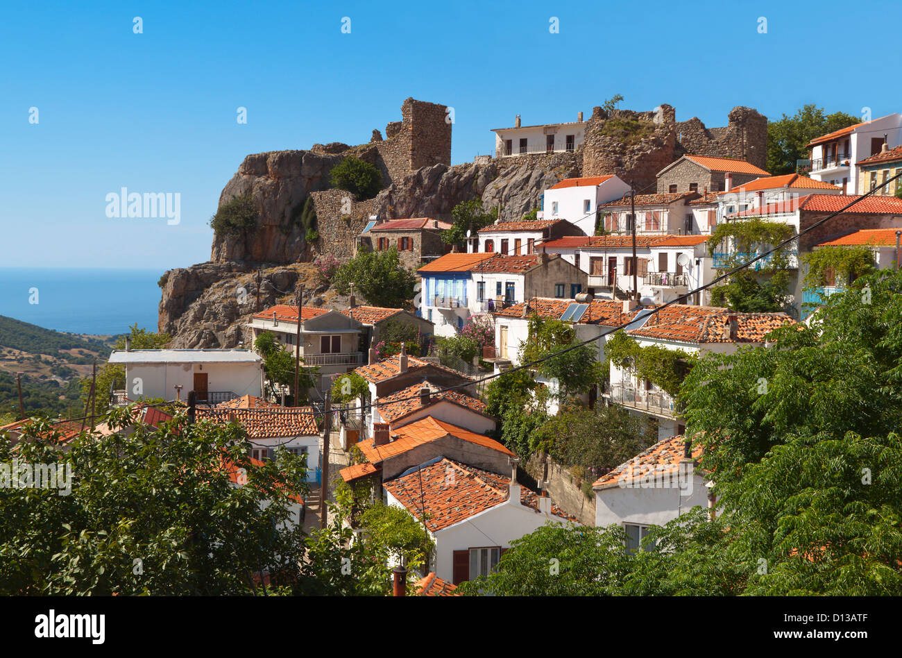 Chora hora samothraki island hi-res stock photography and images - Alamy