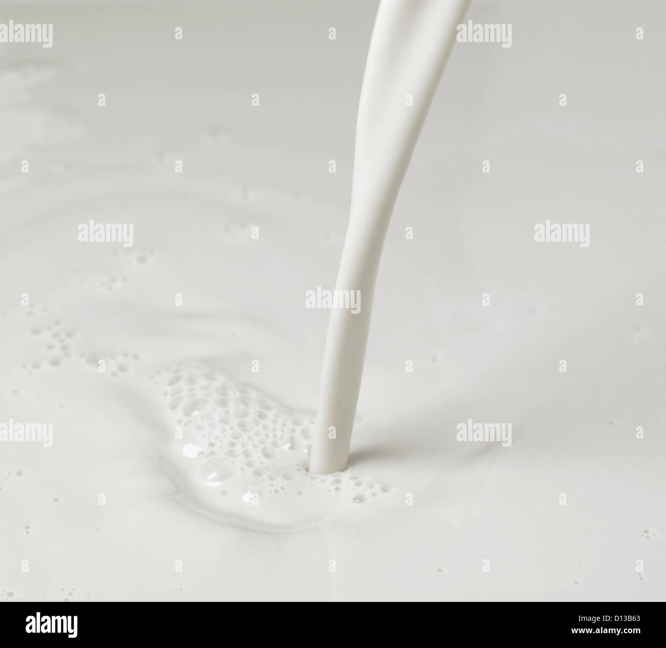 Close-Up Detail Of Milk Pouring Stock Photo - Alamy