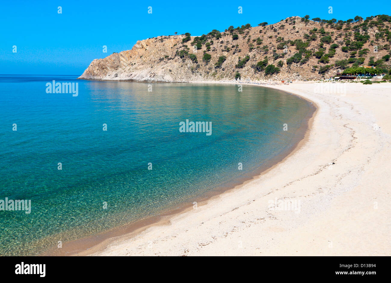 'Pahia ammos' beach at Samothraki island in Greece Stock Photo - Alamy