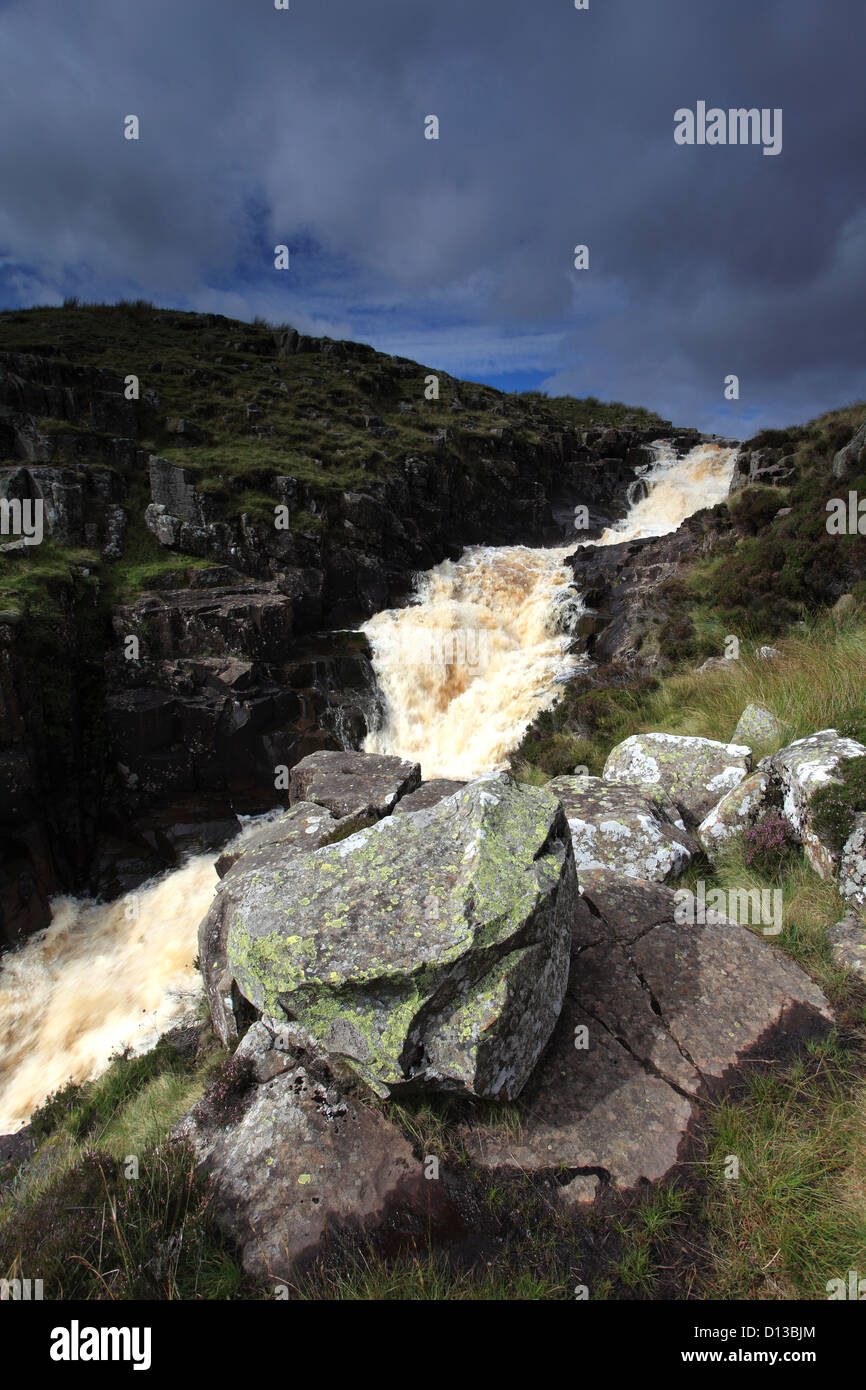 Cauldron Snout waterfall, river Tees, Moor House National Nature ...
