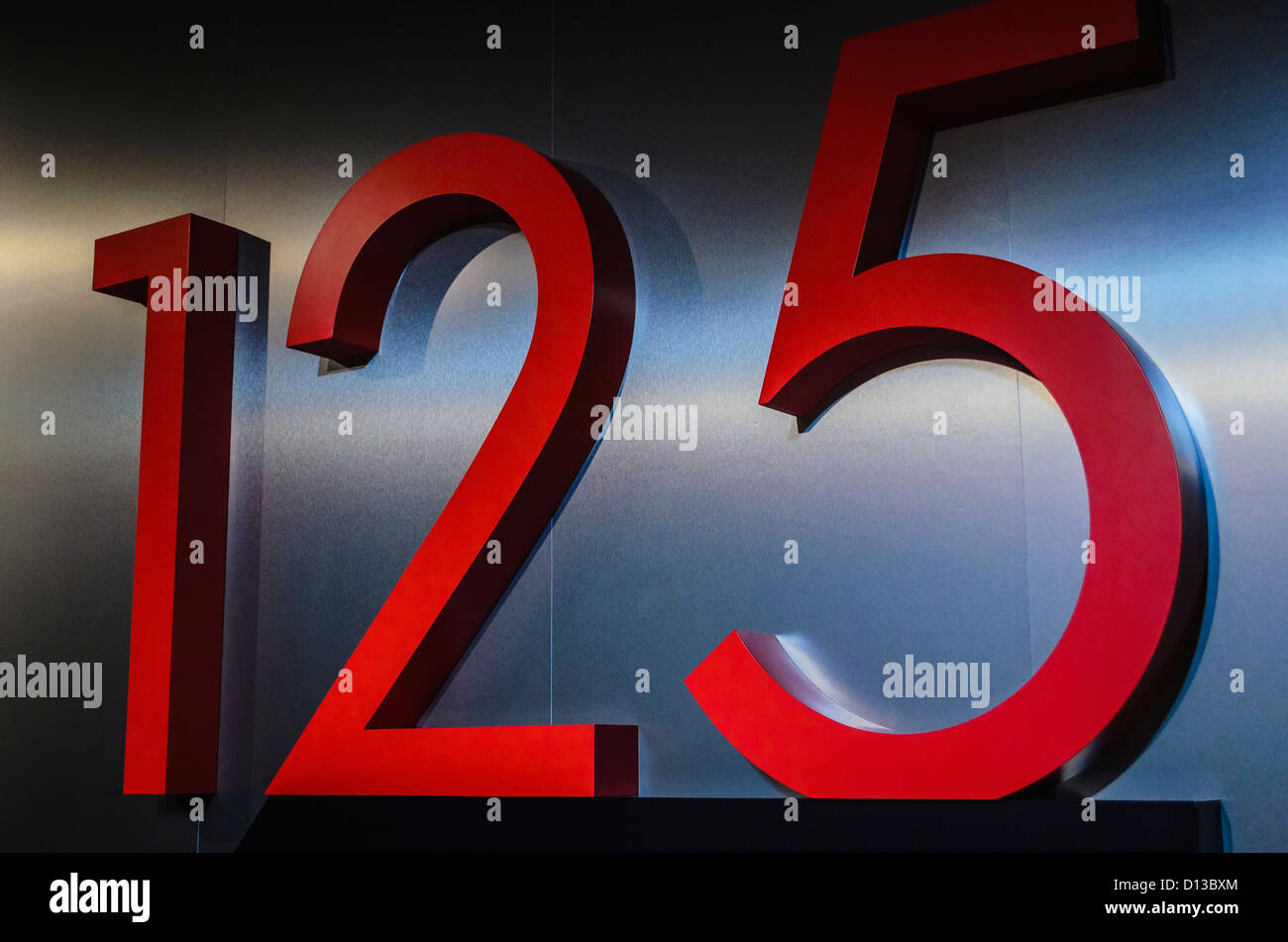 Number 125 hi-res stock photography and images - Alamy