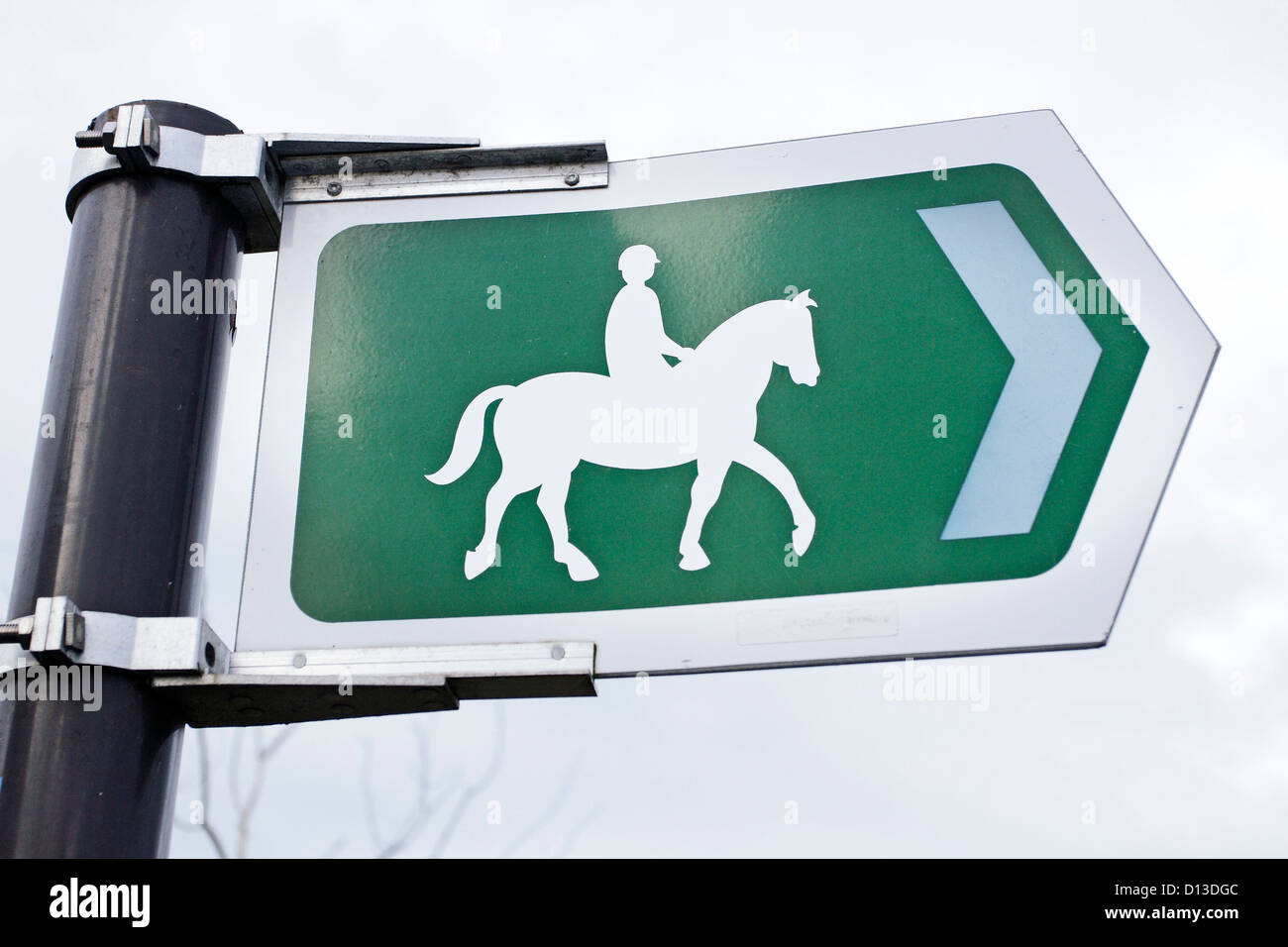 A Bridle Path sign Stock Photo - Alamy