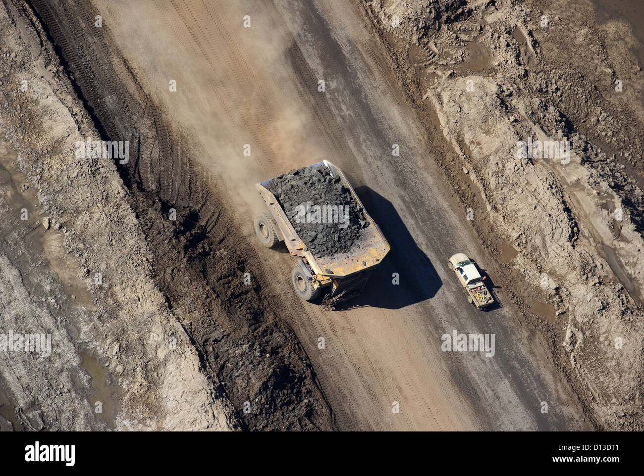 Caterpillar 797 Dump Truck Of Horizon Oil Sands Mining Operations; Fort ...