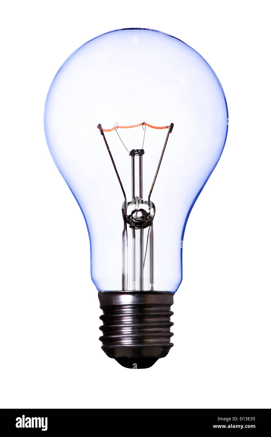 One blue light bulb Cut Out Stock Images & Pictures - Alamy