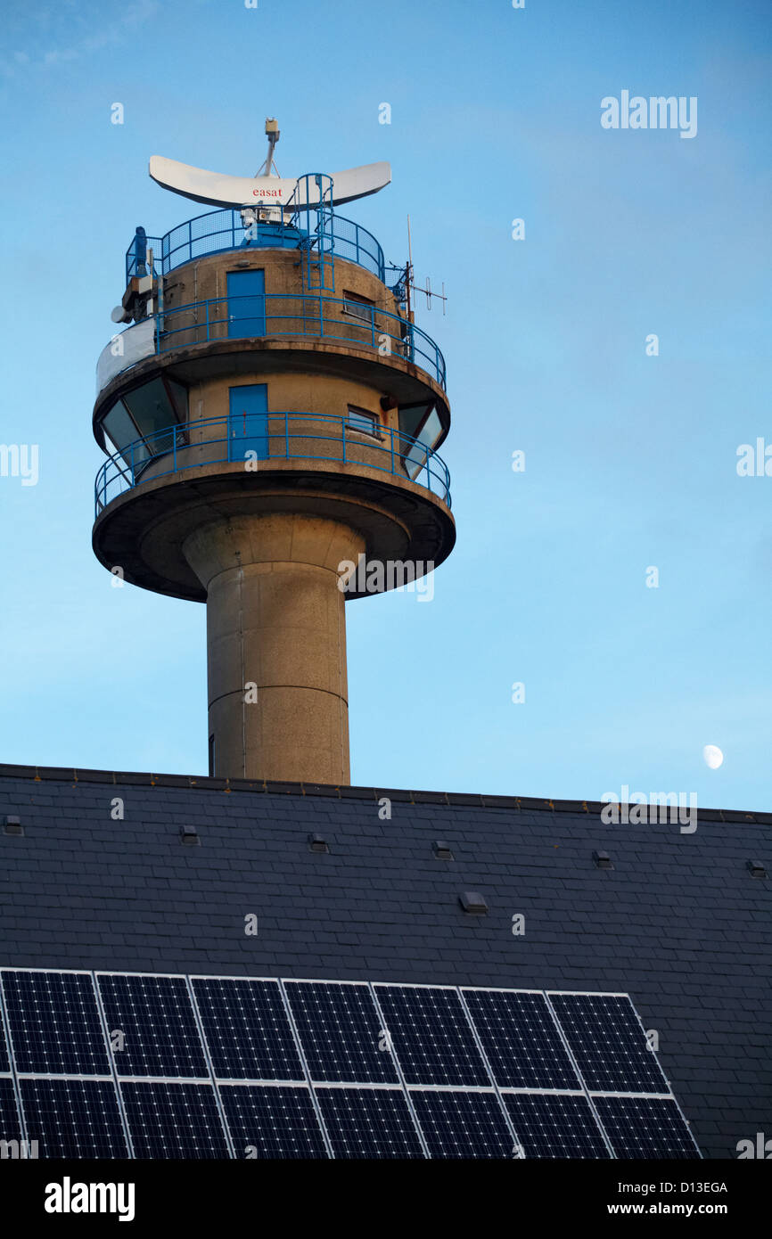 National Coastwatch Institution NCI coastguard tower at Calshot ...