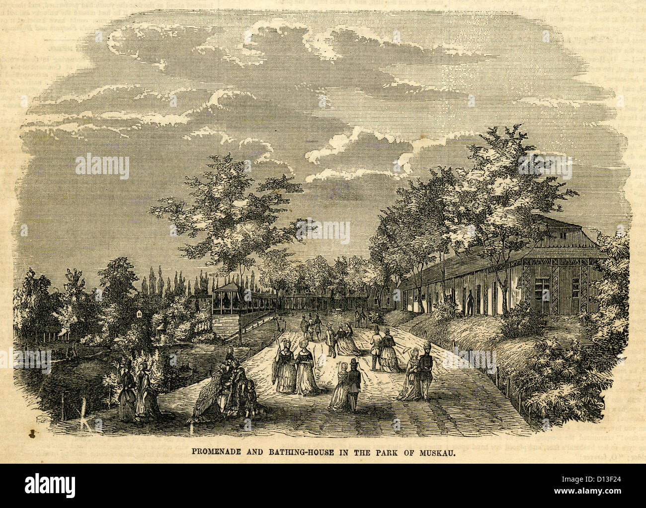 Woodcut bathing hi-res stock photography and images - Alamy
