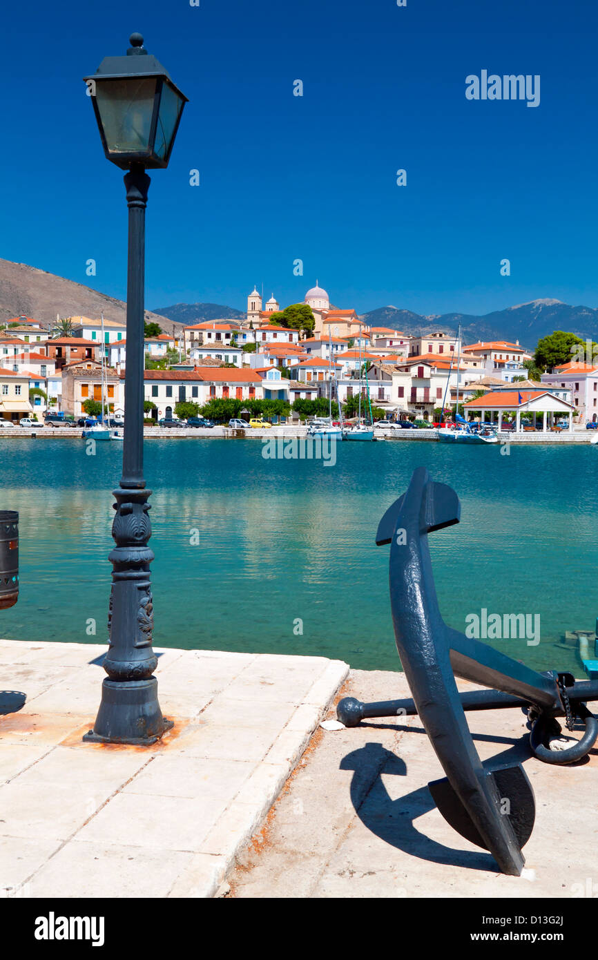 Scenic fishing village of Galaxidi in Greece Stock Photo - Alamy