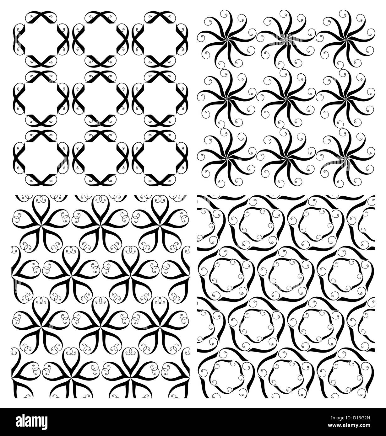 Twirl pattern wallpaper hi-res stock photography and images - Alamy