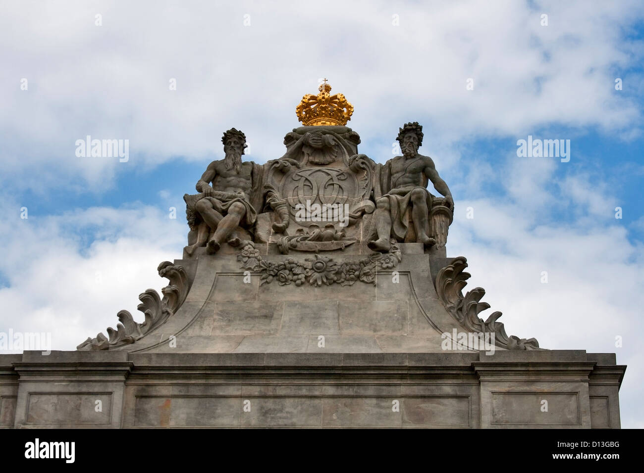 Statue on roof top copenhagen hi-res stock photography and images - Alamy