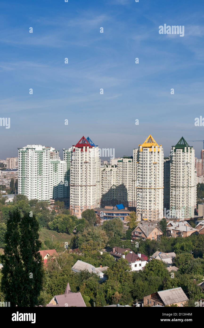 Typical modern residential buildings in Kiev, Ukraine Stock Photo - Alamy