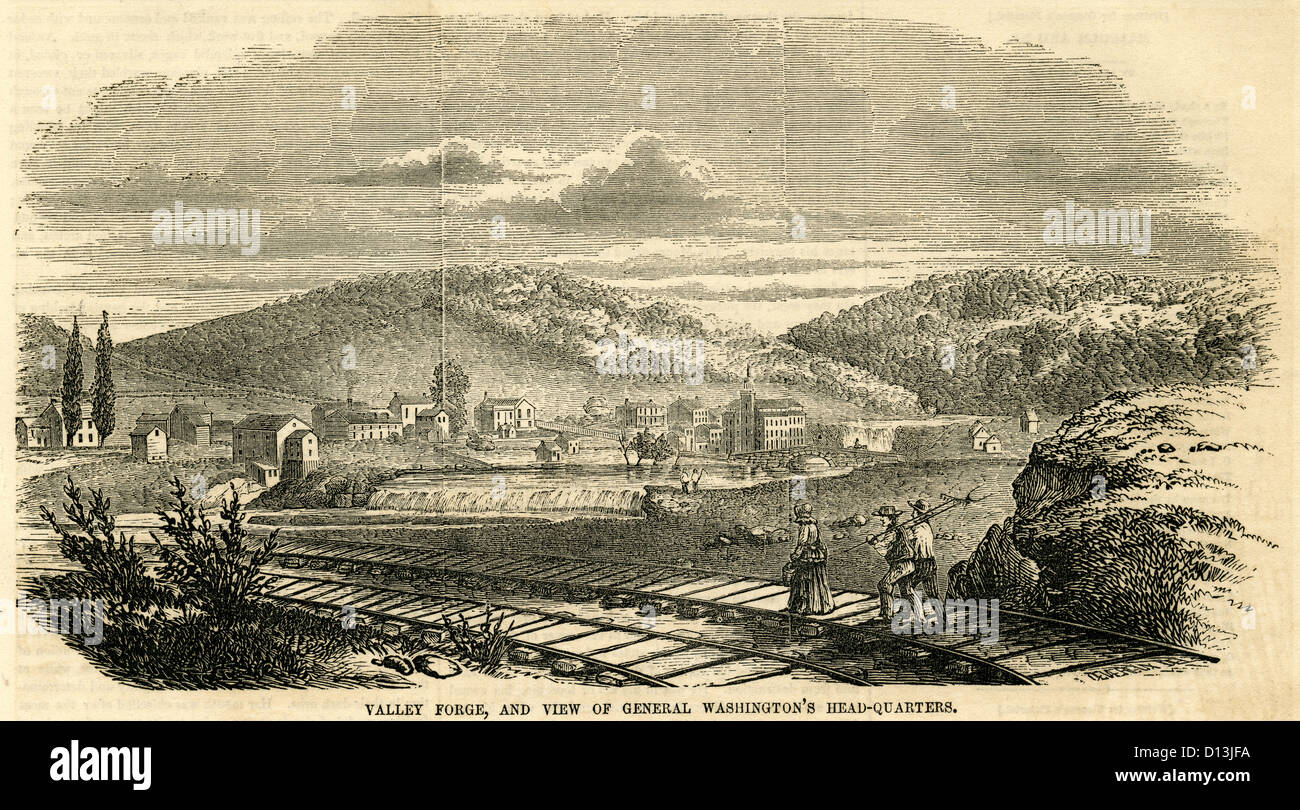Valley forge george washington hi-res stock photography and images - Alamy