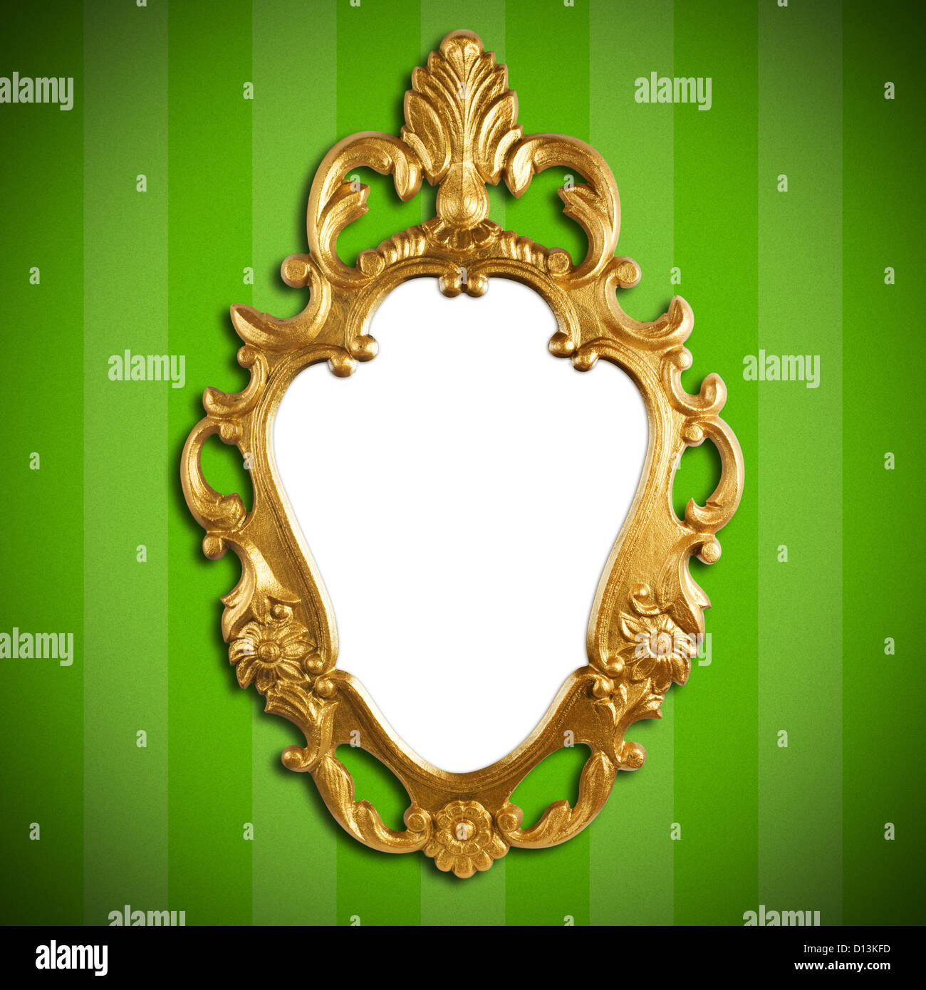 Museum wall gold frame hi-res stock photography and images - Alamy