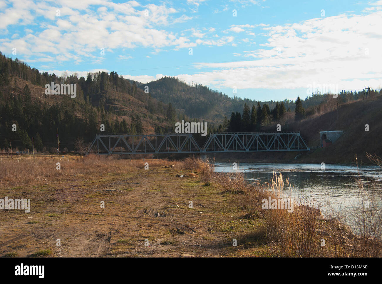 a railway bridge in mountains Stock Photo - Alamy