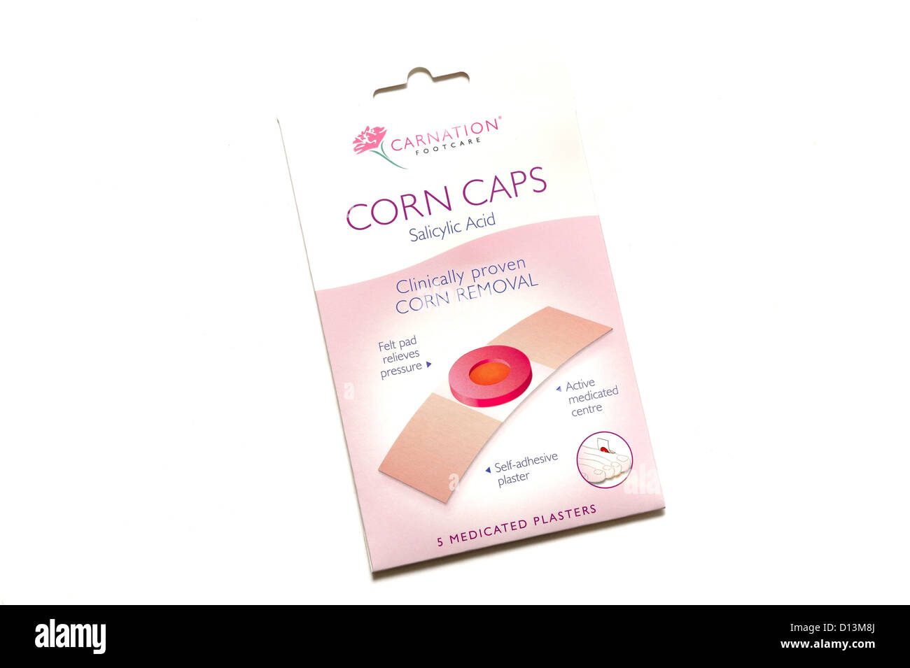 corn caps Salicylic Acid paste keratolytic Stock Photo - Alamy