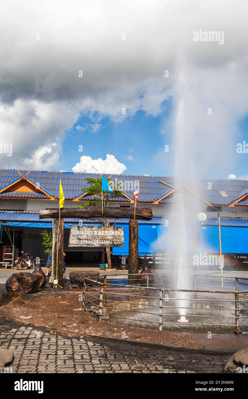 Hot spring at Mae Khajan near Chiang Rai northern Thailand Stock Photo ...
