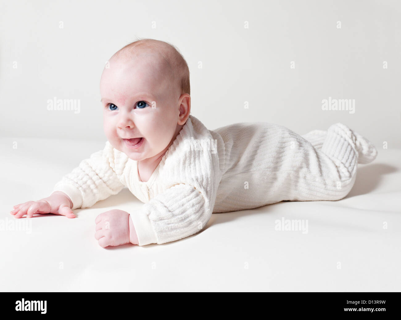 portrait of a child 4 months Stock Photo - Alamy