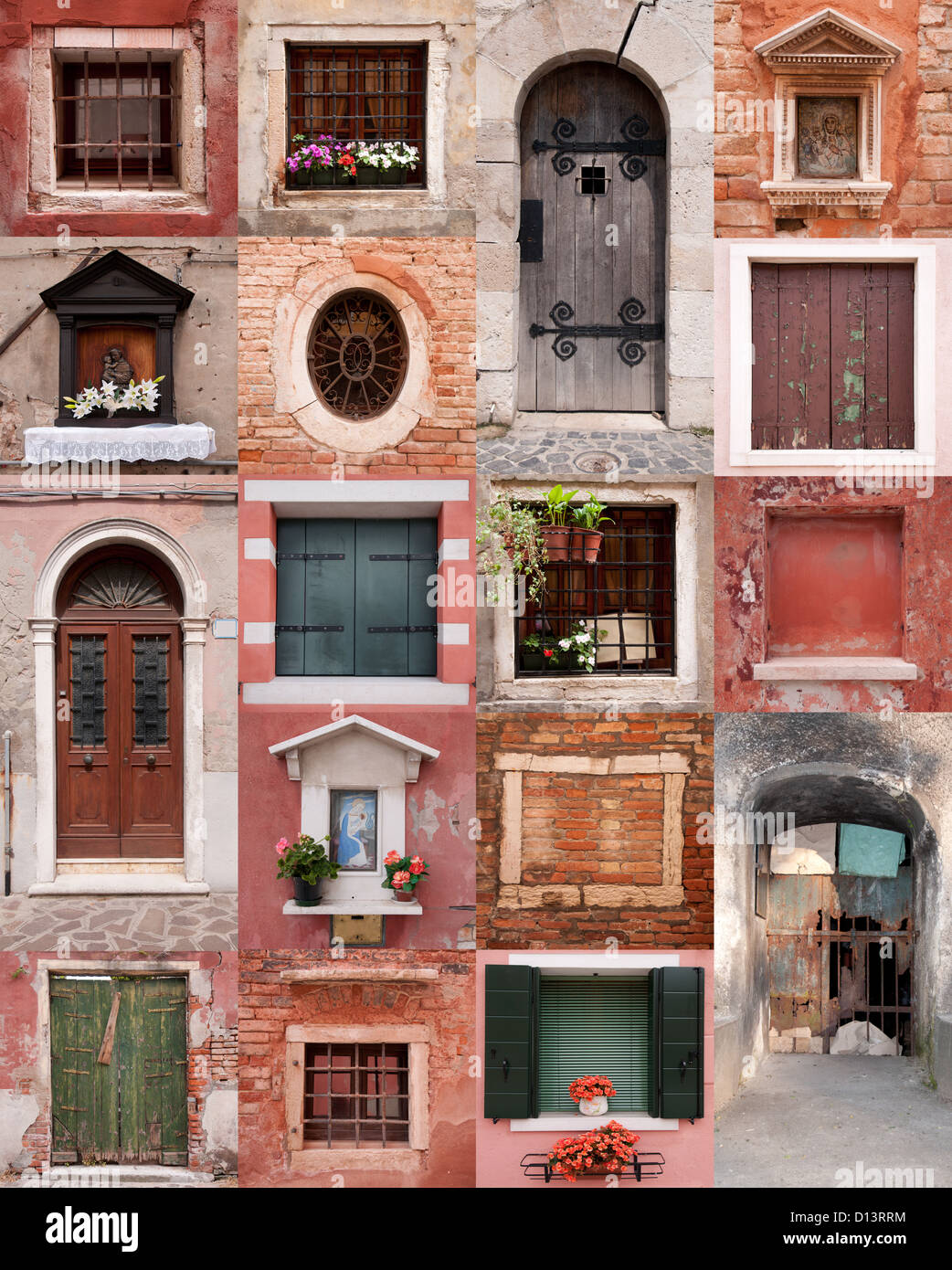 doors and windows collection Stock Photo - Alamy