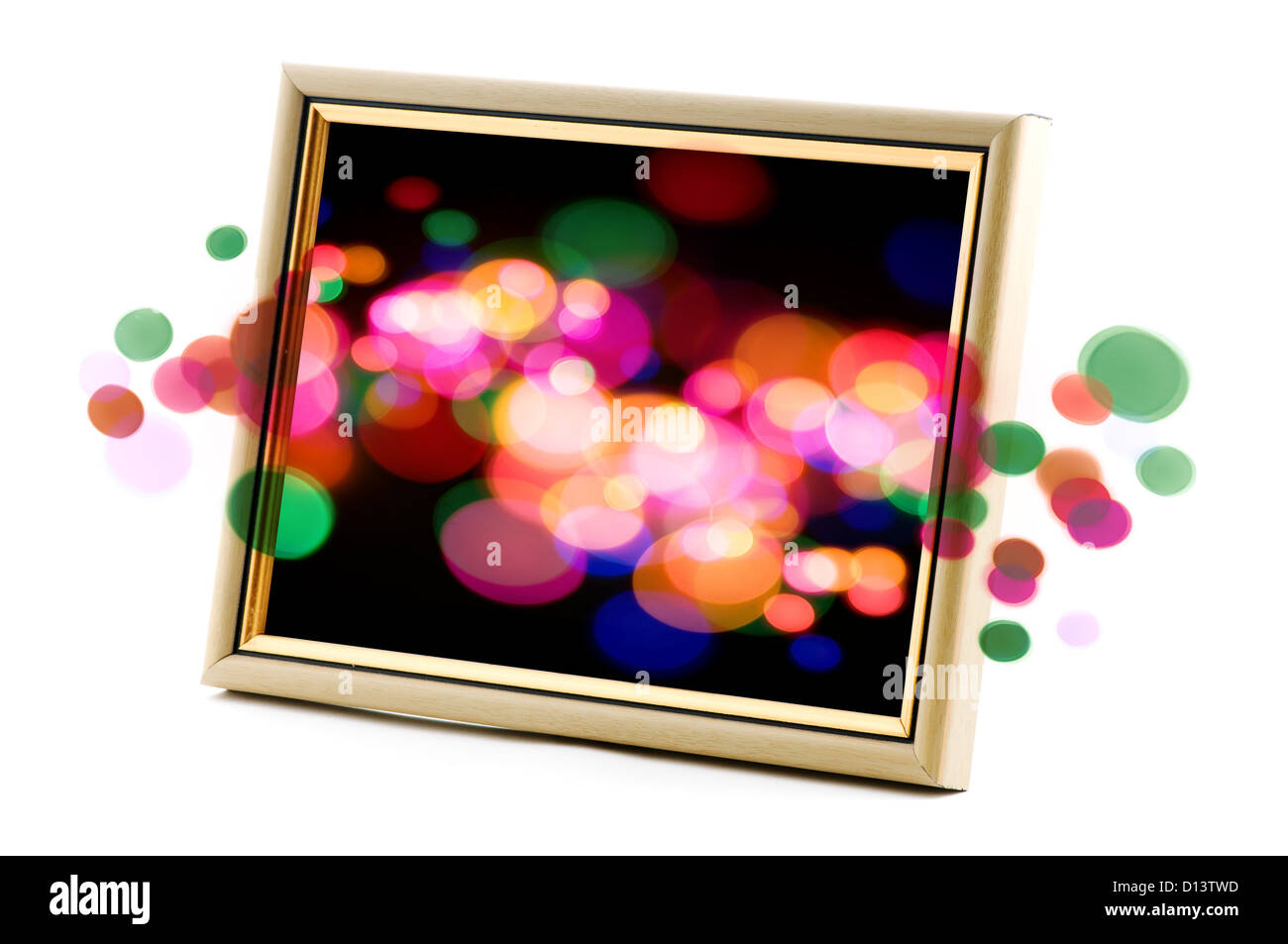 photo frame with abstract light Stock Photo - Alamy