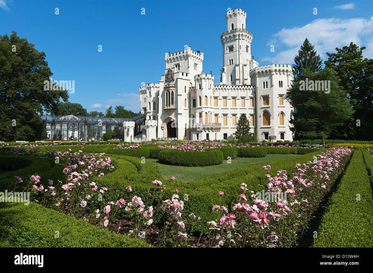 Elk188-2833 Czech Republic, Hluboka nad Vltavou, Hluboka Castle, 13th ...