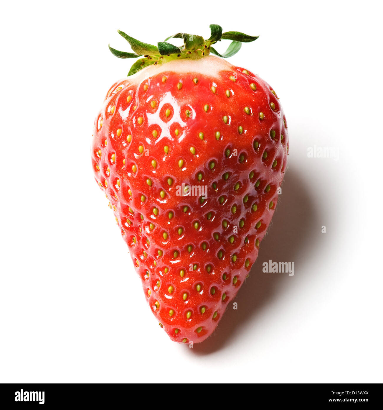 strawberry on white background Stock Photo - Alamy