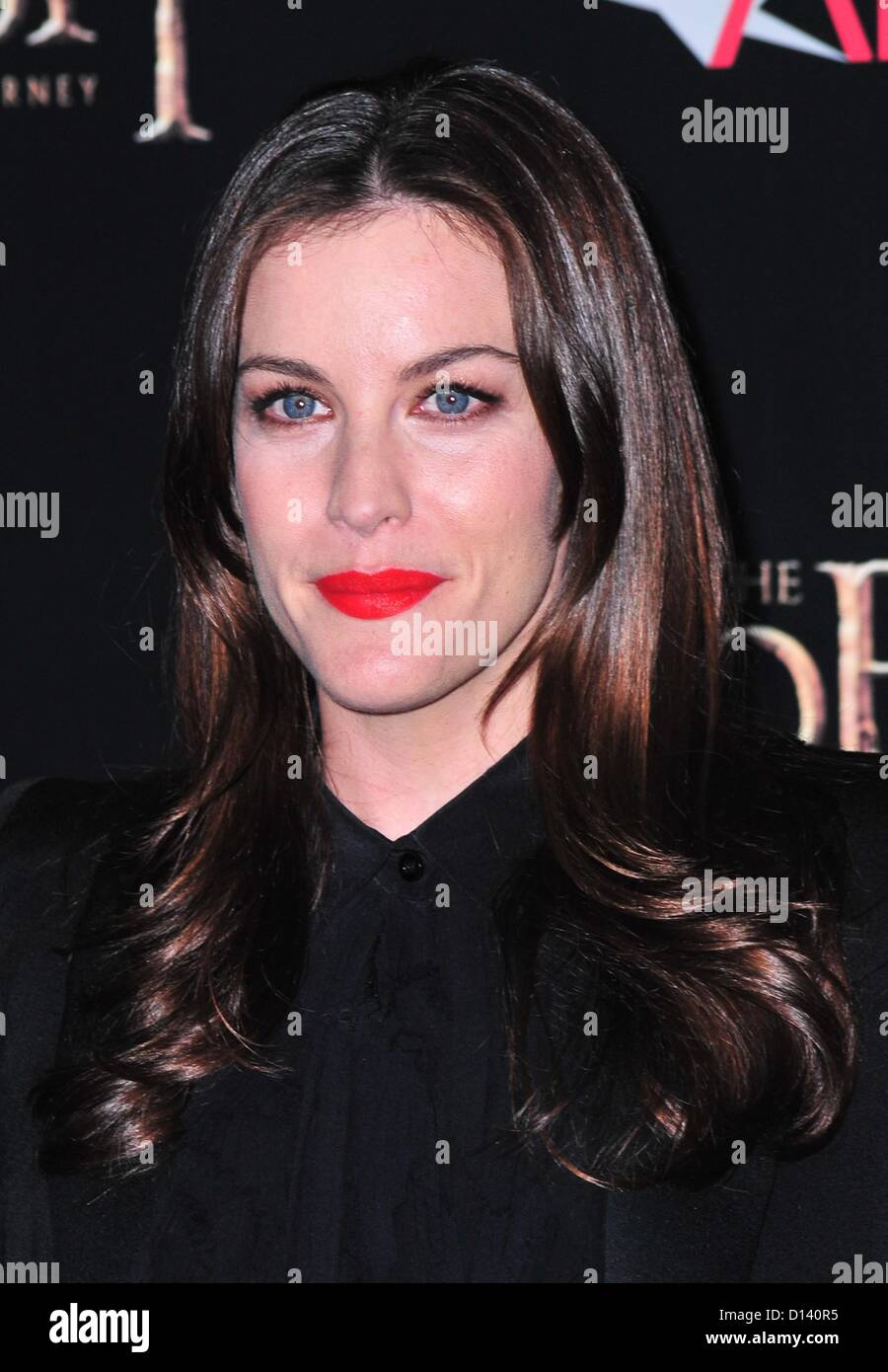 New York, USA. 6th December 2012. Liv Tyler at arrivals for THE HOBBIT ...