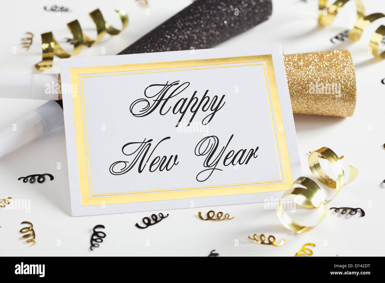 Happy New Year sign Stock Photo - Alamy