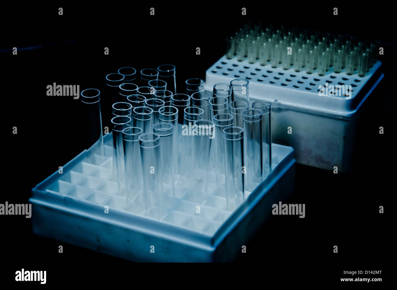 science test background loading solutions tubes Stock Photo - Alamy