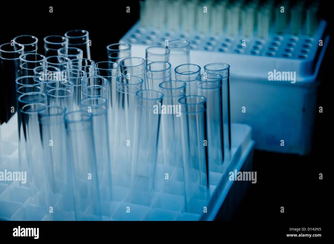 science test background loading solutions tubes Stock Photo - Alamy