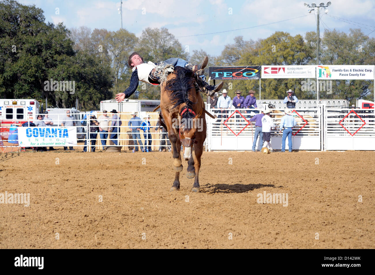 Bronco riding hi-res stock photography and images - Alamy