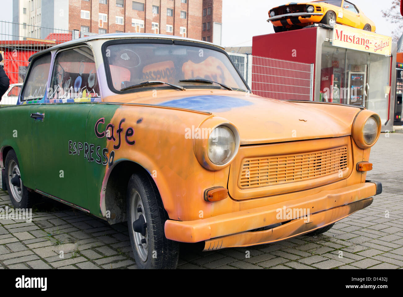 Trabant Car East Berlin Germany Stock Photo - Alamy