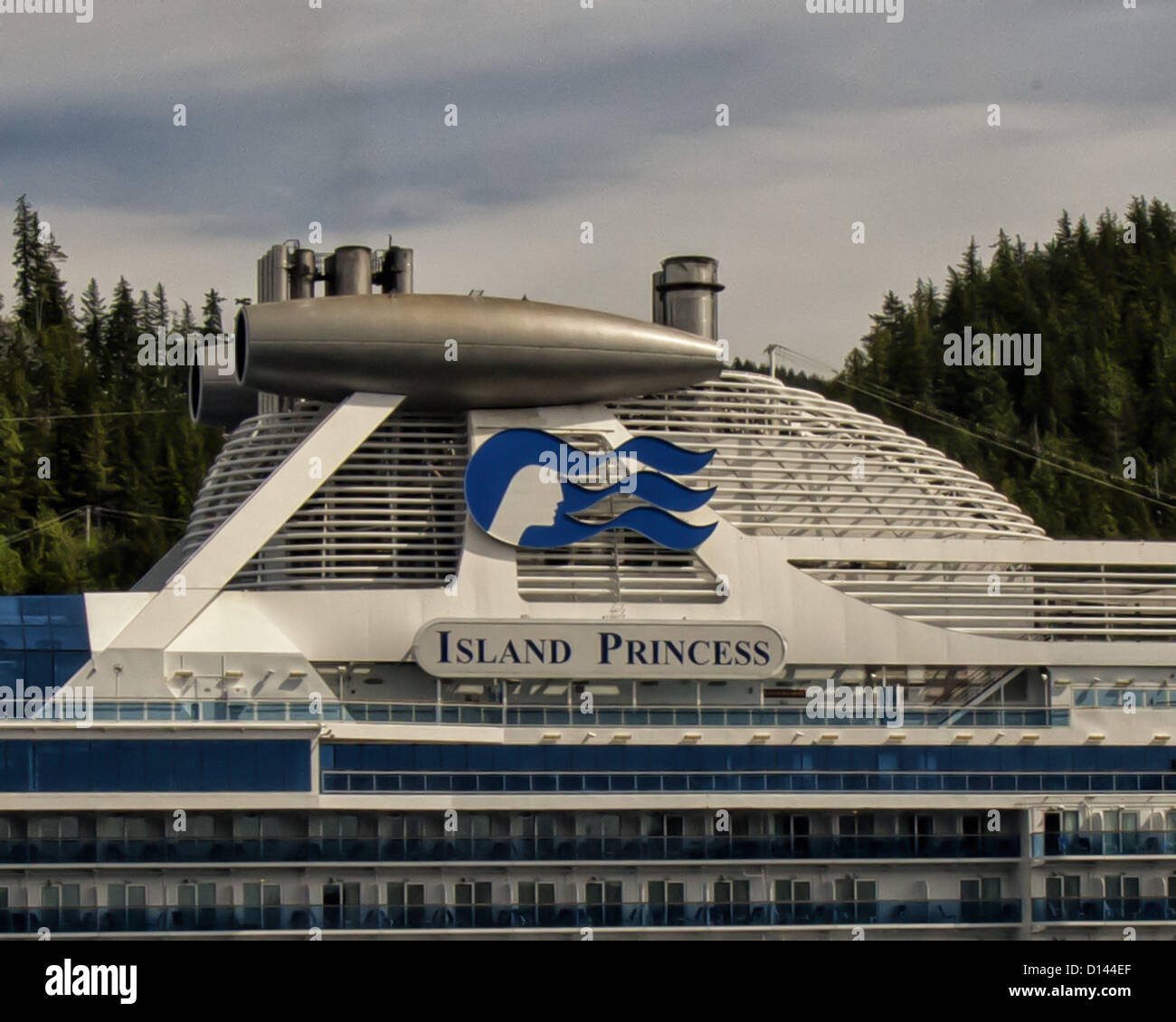 July 6, 2012 - Ketchikan Gateway Borough, Alaska, US - Superstructure ...