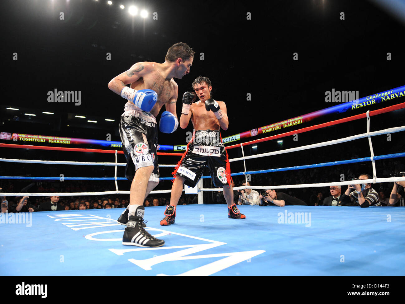 (L-R) Nestor Narvaes (ARG), Toshiyuki Igarashi (JPN), NOVEMBER 3, 2012 ...