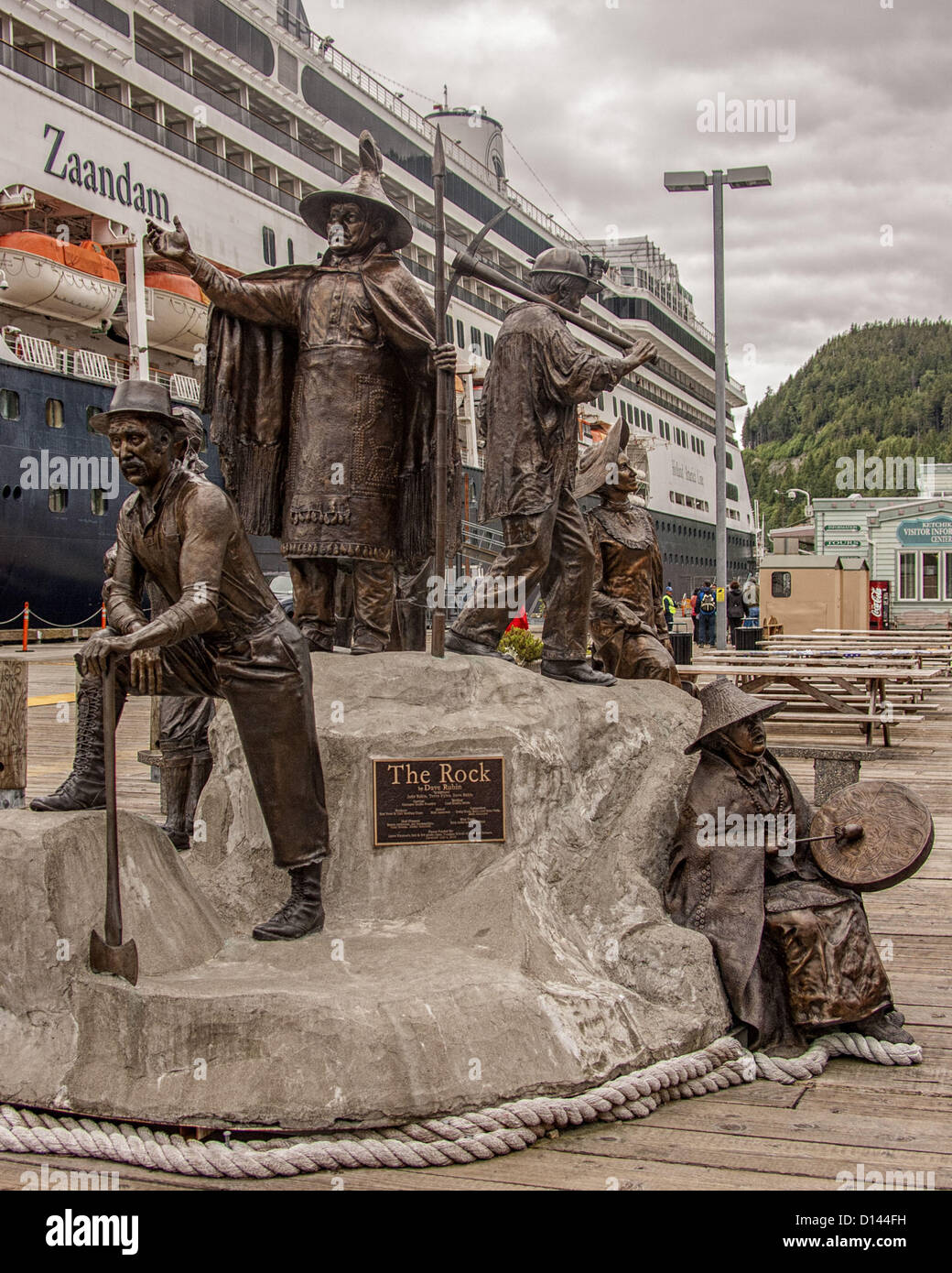 July 6, 2012 - Ketchikan Gateway Borough, Alaska, US - A life-size ...
