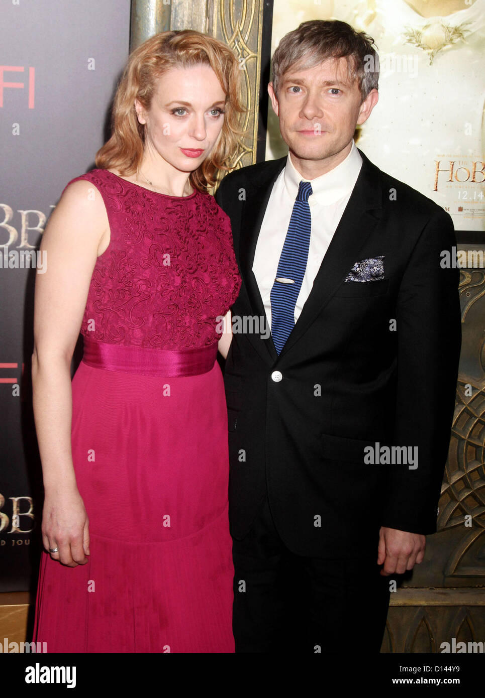 Dec. 6, 2012 - New York, New York, U.S. - Actor MARTIN FREEMAN and ...