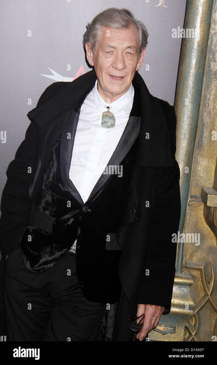Dec. 6, 2012 - New York, New York, U.S. - Actor IAN MCKELLEN attends ...