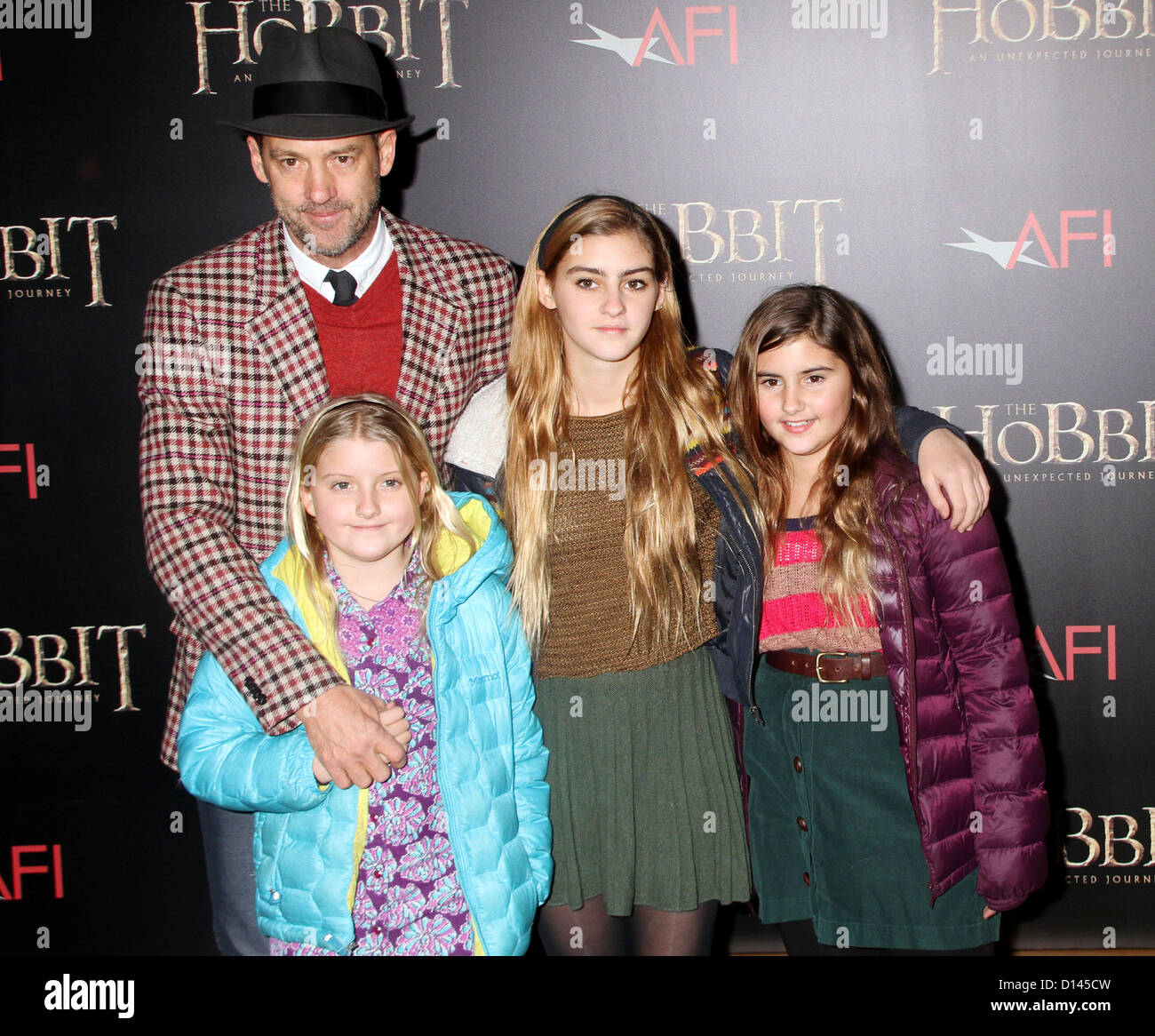 Dec. 6, 2012 - New York, New York, U.S. - Actor ANTHONY EDWARDS and his ...