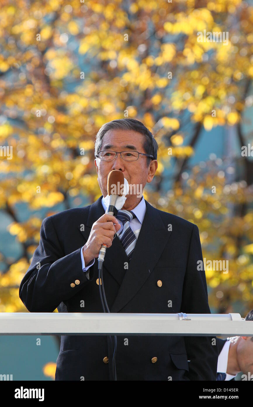 December 7, 2012, Tokyo, Japan - Former Gov. Shintaro Ishihara of Tokyo ...